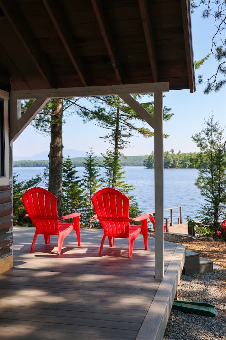 Mountain Majesty - Katahdin View & Soft Sand Beach - Elbow Lake, Millinocket