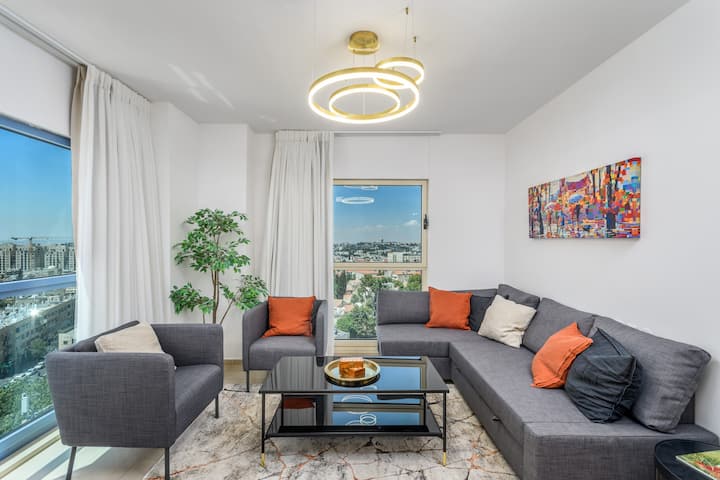 Elegant Apartment With Panoramic View - 예루살렘