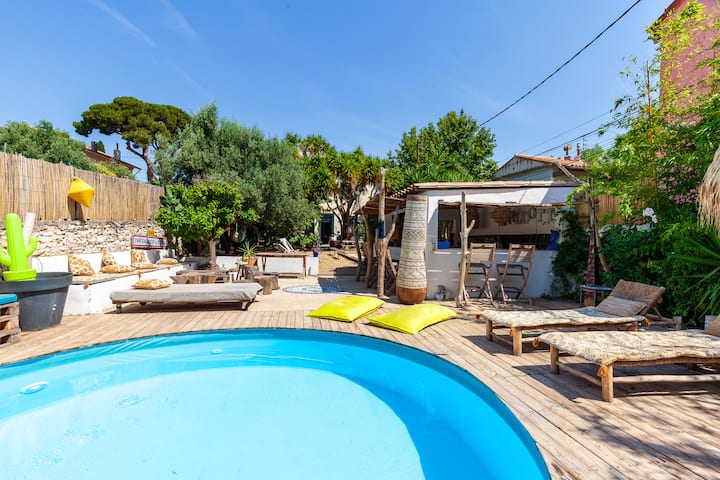 Casa Moz Maison Piscine Pétanque - Marseille