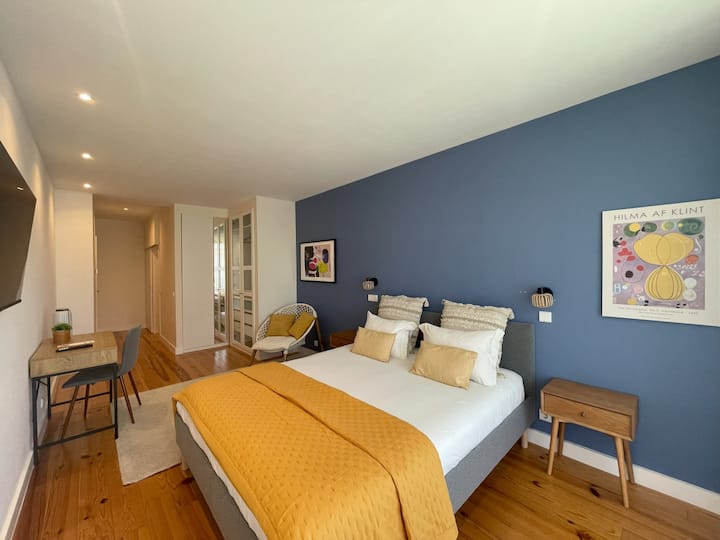 Bluecap Porto - Chambre Double Avec Balcon - Matosinhos