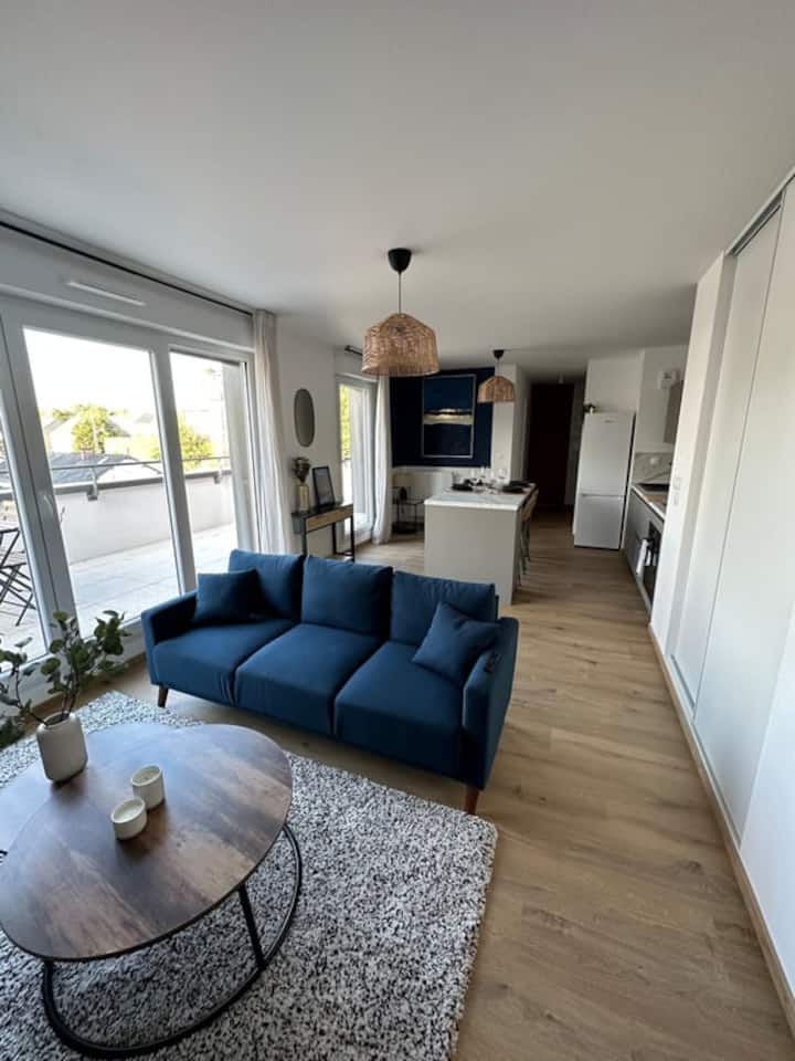 Le Contrie - Bel Appartement Avec Terrasse - Nantes