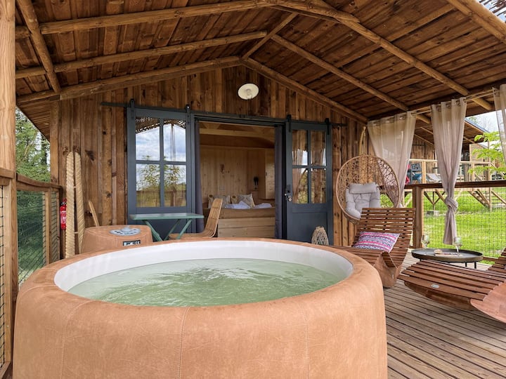 Chalet Lodge Duo Spa (17 M² - 1 Ch - 2 Pers.) - Chenonceaux