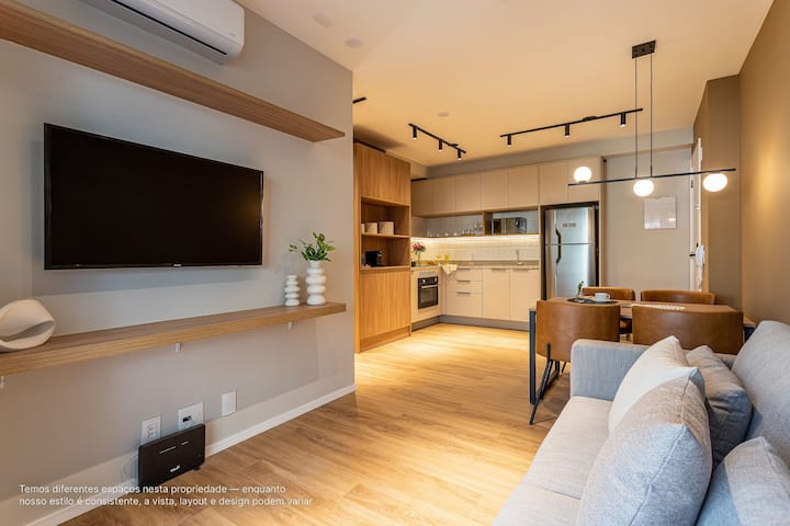 Flat With Balcony For 3 People, Building With Pool - Sao Paulo