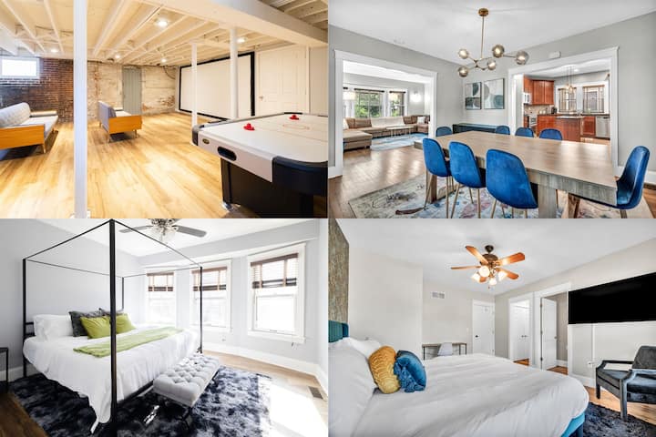 Luxurious 9 Br Movie Theater Duplex Near Cwru! - Cleveland, OH