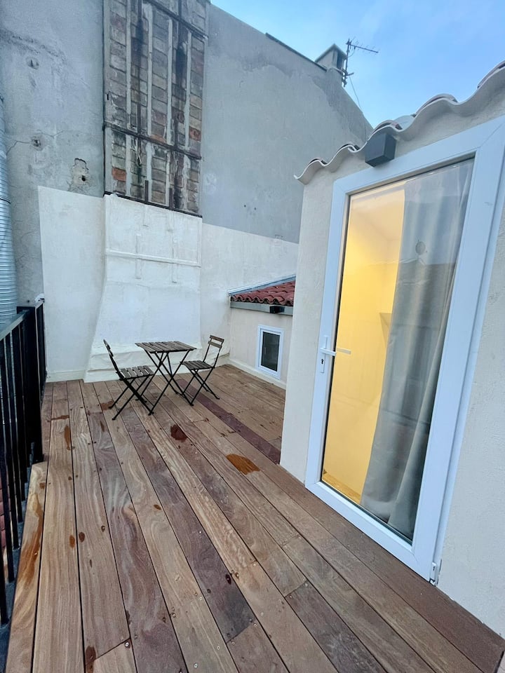 Noailles - T2 Avec Terrasse , 5ème éTage - Marseille