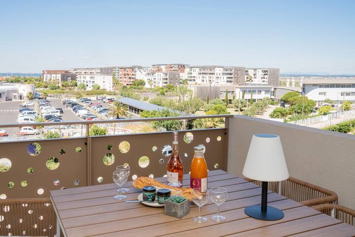 Sète, Apt 2 Chambres, Terrasse Et Proximité Plages - Sète