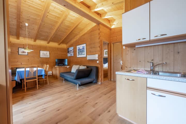 Bungalow With Mountain View And Private Terrace - Sulden