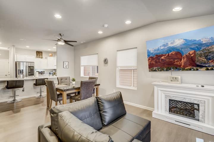 2br W Swing Bench Porch & Bbq | Garden Of The Gods - 콜로라도스프링스