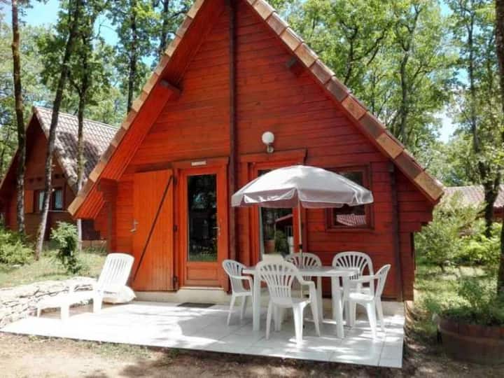 Chalet 3 éToiles - Piscine - Efchce - Saint-Cirq-Lapopie