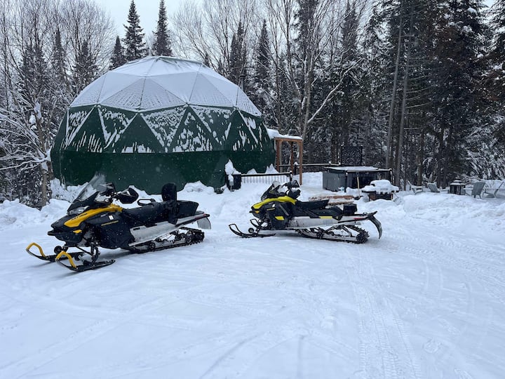Spa Et Rivière | Les Dômes De La Rivière Alick - Québec