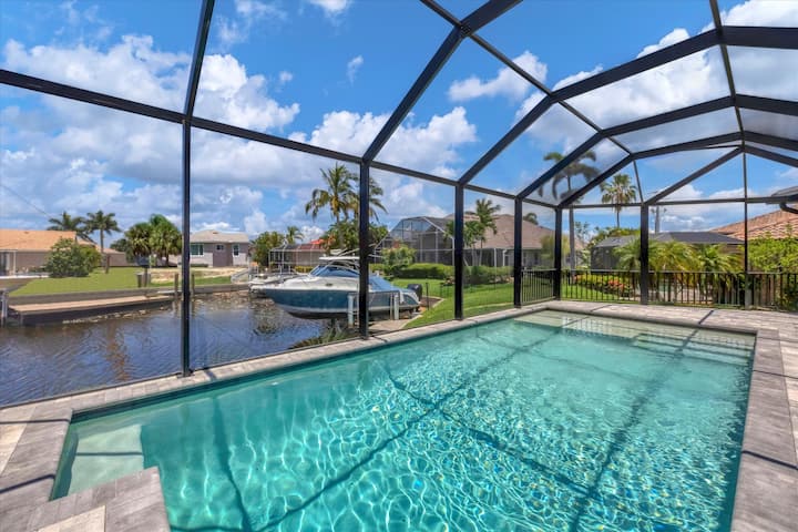 Punta Gorda 3-bdrm Canalfront Vacation Pool Home - Punta Gorda, FL