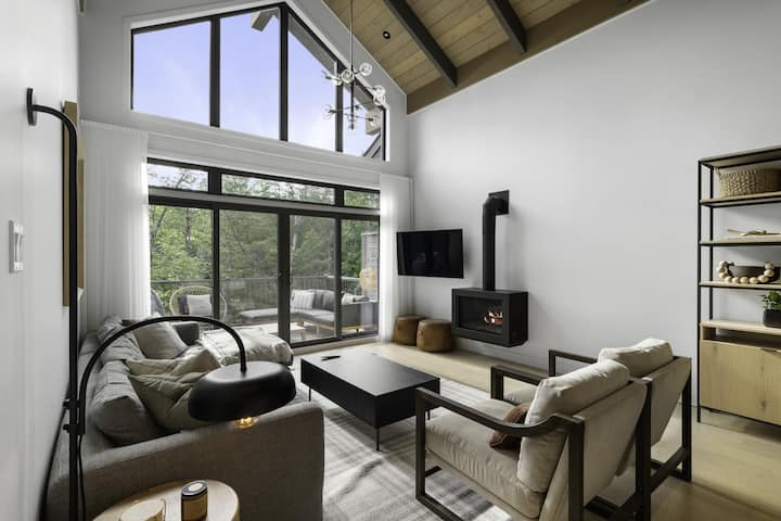 New! Verbier - 3bdrs W/ Pool & Sauna Near Village - Mont-Tremblant