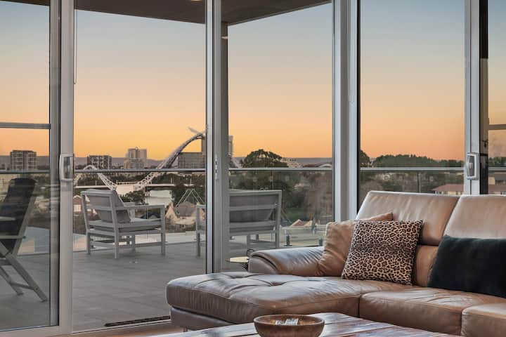 Stunning 1br Walk To Optus Stadium, Amazing Views - Perth