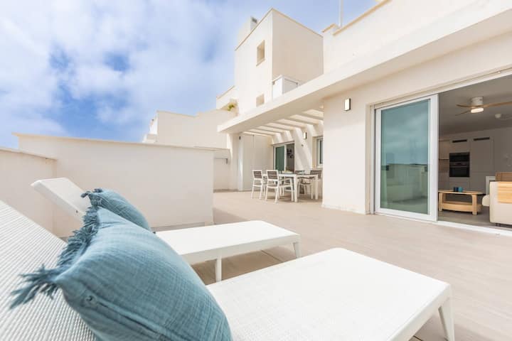 Stunning Views, Terrace, Pool, Wifi & Near Centre - Tarifa