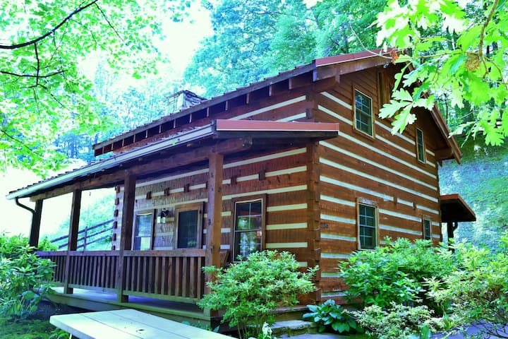 The Cove: Log Cabin! Pet Friendly! Fire Pit! - Cherokee, NC