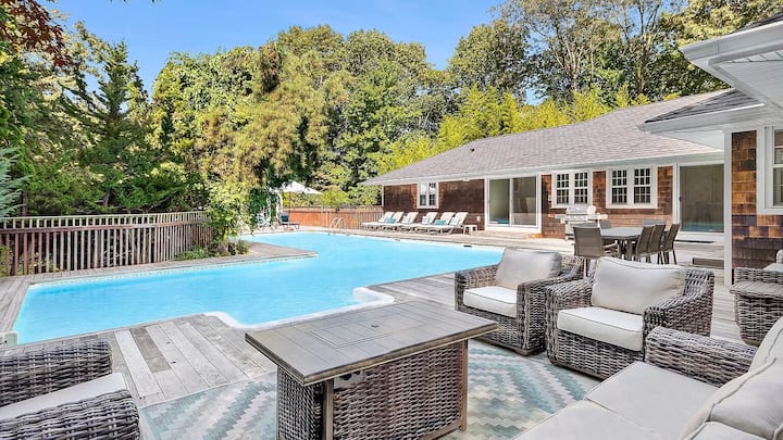 6br/8ba: Pool, Tennis, Hot Tub, Pool House - Long Island, NY