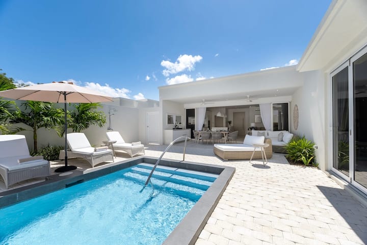 Chic Villa With Beach Access And Gym Amenities - バルバドス