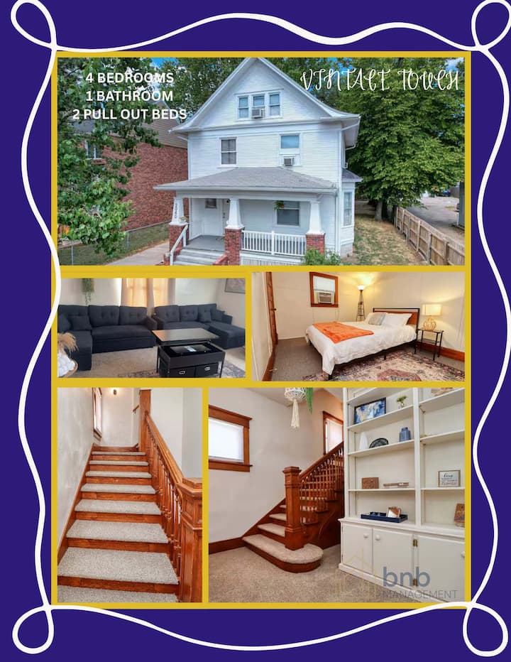 Cozy Home | *Near Downtown | 5 Beds! - Lincoln, NE