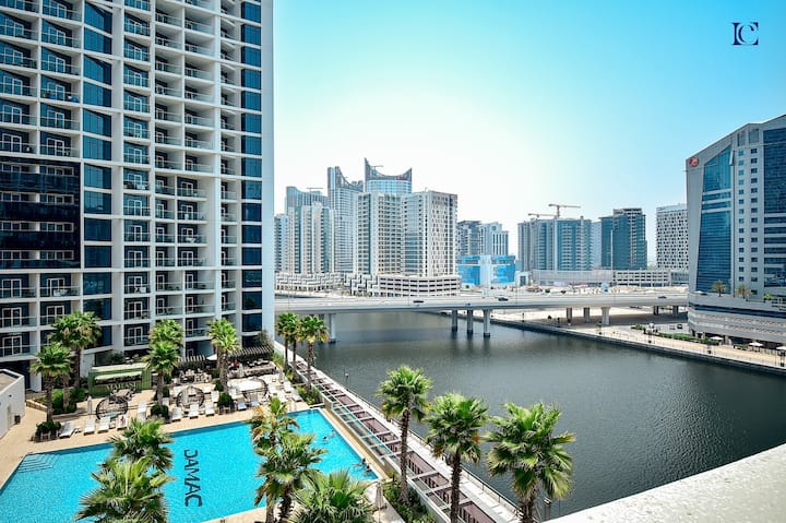 Studio Apt, Balcony,canal View Near Dubai Mall - Dubai