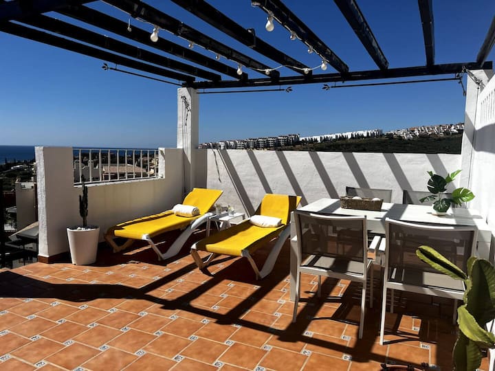 Nouveau · Penthouse · Vue Mer · Duplex · Parking - Manilva