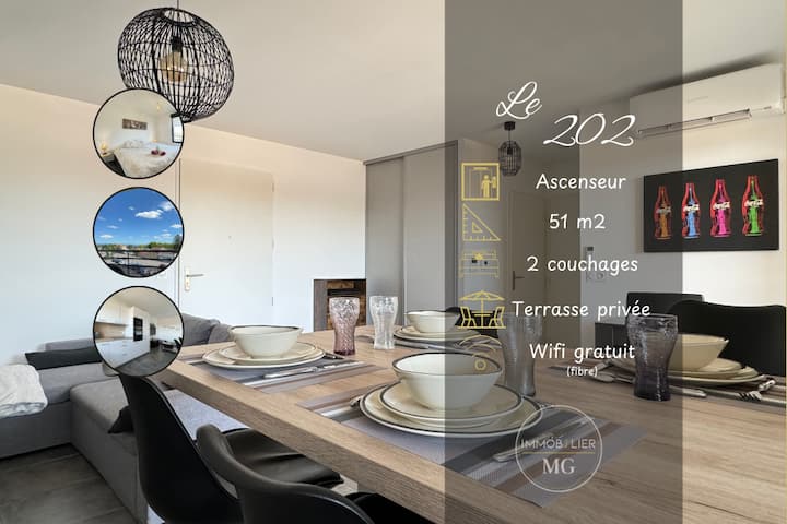 Appartement Le 202 - Tain L'hermitage - Bren