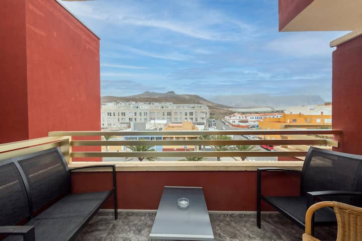 Sardina Balcony Flat - 2 Min Walk To Beach - Agaete