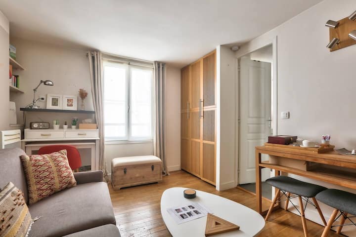 Studio Rénové, Cosy Et Calme - Paris
