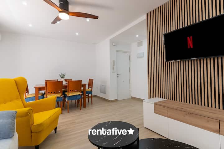 Rentafive - Nuevo - Reformado - 1 Min Playa - A/a - Santa Pola