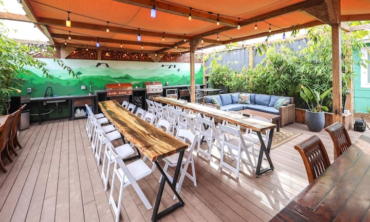 Bamboo Garden Event (40 Cap) 2 Tvs. 2 Bbq. Chairs. - Chula Vista, CA