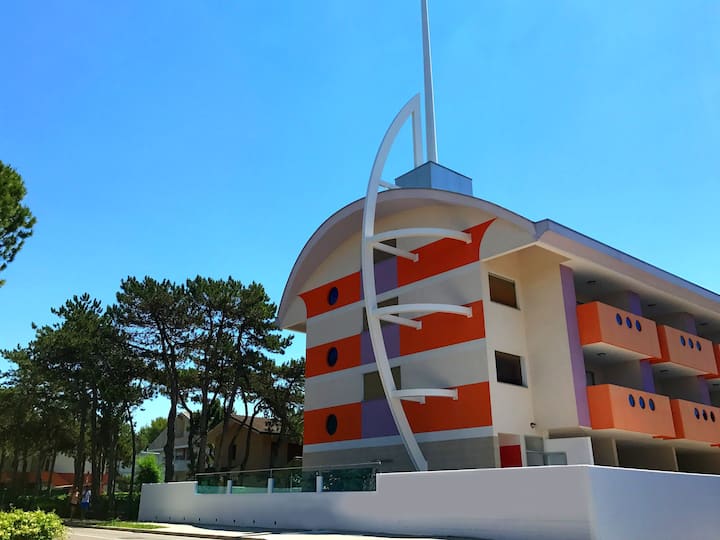 Wohnung Mit Terrasse Und Gemeinschaftspool - Lignano Sabbiadoro