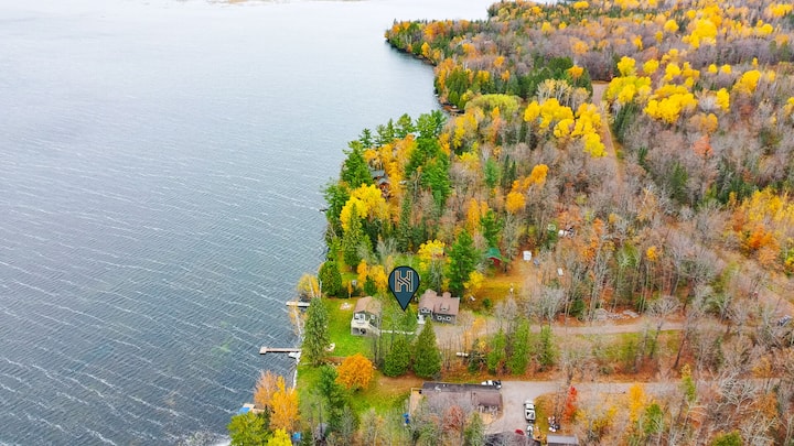 Lakefront Cozy Cabin With Dock, Sauna & Bbq Grill - Grand Lake, MN
