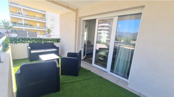 Charmant T2 Neuf Avec Terrasse - Ajaccio