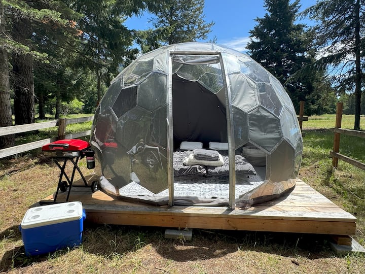 Glamping Dome W/ Stargazing + Cascades Views - Easton, WA