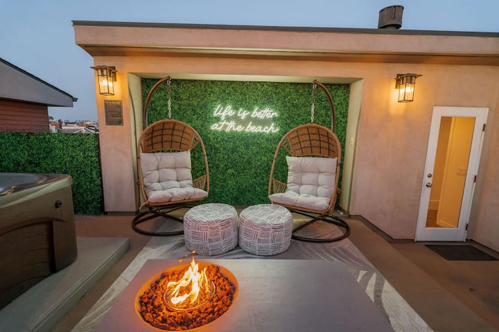 4br | Roof Deck, Hot Tub, Beach Block, Parking, Ac - Newport Beach, CA