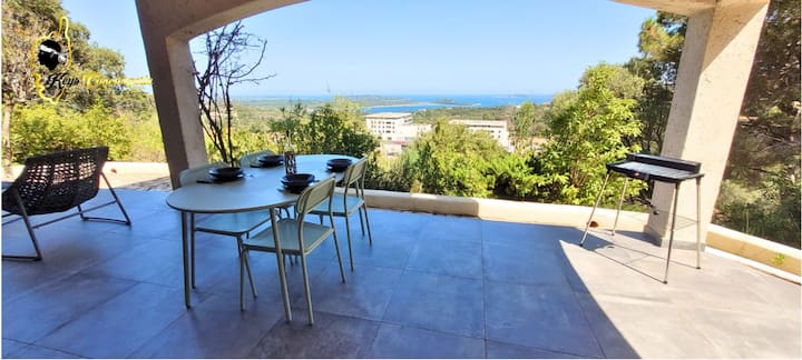 Paradiso T3 Vue Mer Piscine Partagée - Porto Vecchio