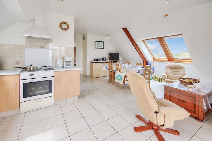 850m De La Plage - Appartement Pour 5 Avec Jardin - Erquy