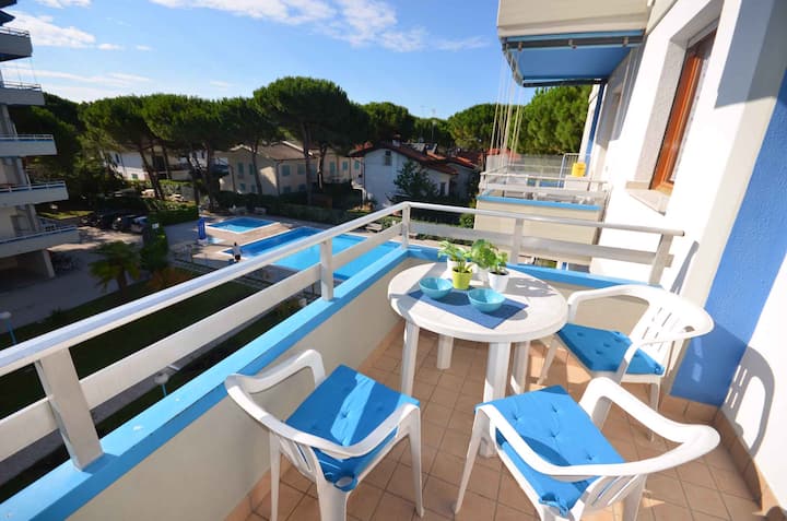 Holiday Apartment Mit Balkon - Lignano Pineta