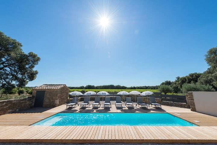 Le Mas Des Aracil 2 - Appt Climatisé Avec Piscine - Suze-la-Rousse