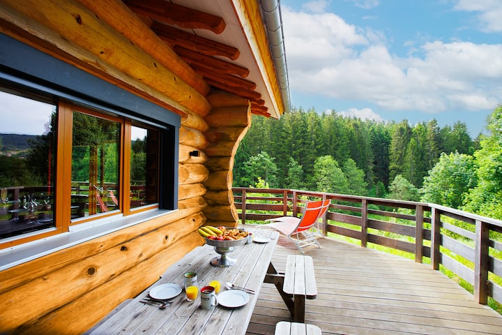 Original Chalet En Rondins : L'ours Canadien 6p - Xonrupt-Longemer