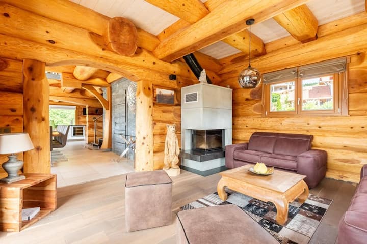 Merveille Architectural En Rondins Chalet Whistler - Vosges