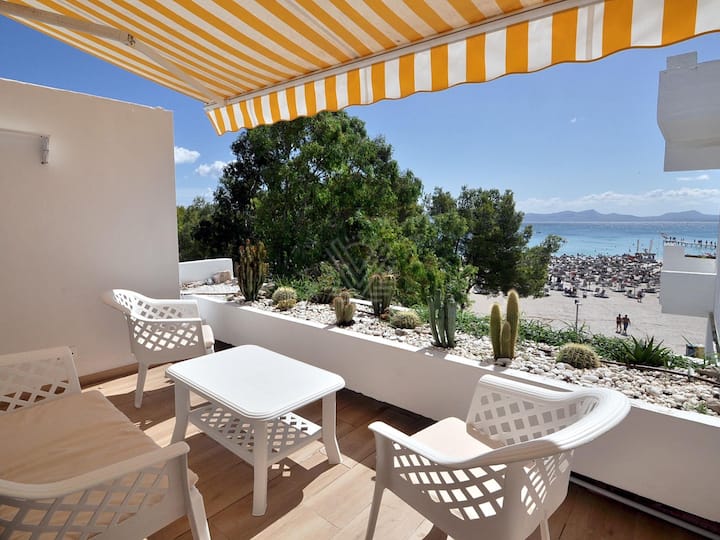 Sea Views Apartment Sandy Beach Of Puerto Alcudia - Can Picafort