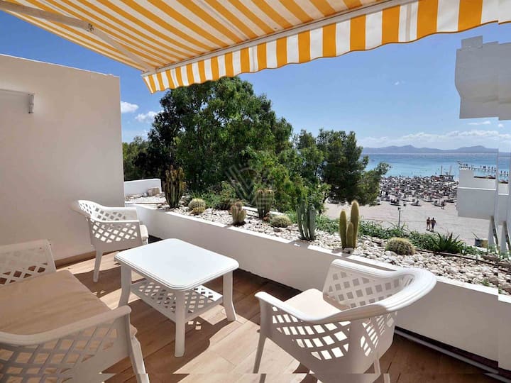 Sea Views Apartment Sandy Beach Of Puerto Alcudia - Alcúdia
