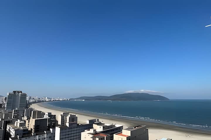 Flats Na Praia C/ Ac, Piscina, Sauna E Academia - Santos