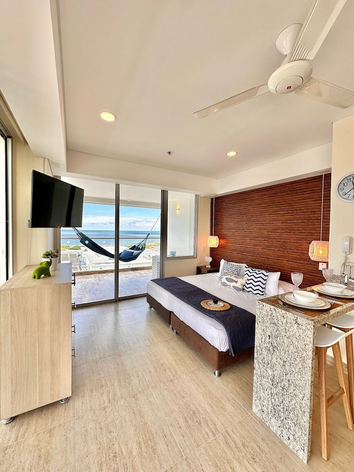 Cb601 Cozy Suite Large Balcony Sea View Wifi - Cartagena