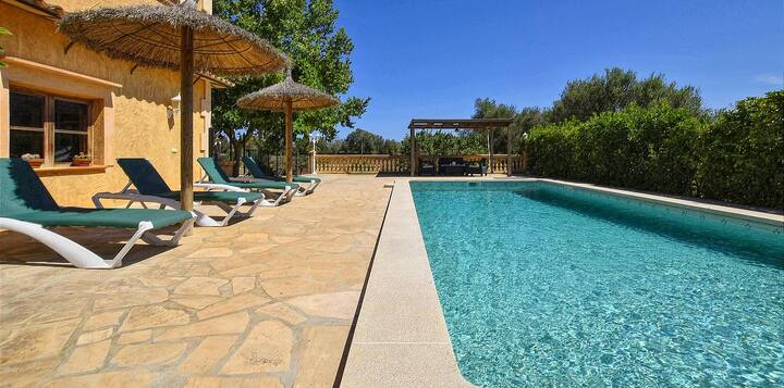 Country House With Pool & Tenniscourt 6 People - Manacor