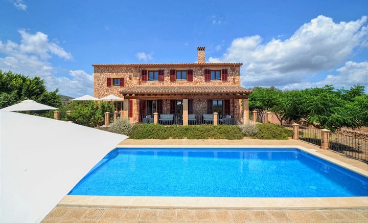Country House Close The Sea Pool & A/c 10 People - Cala Millor