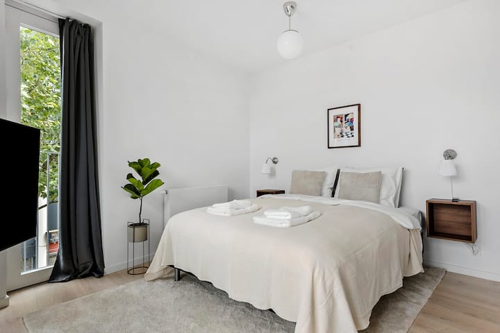 Perfect City Break Apartment W Private Balcony - Aarhus