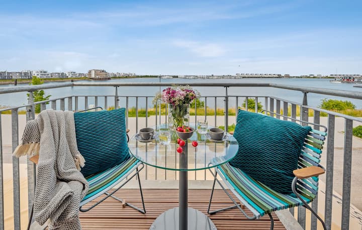 Langebank Mit Hafenblick - Kappeln