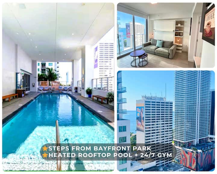 Skyline Studio Near Kaseya & Bayfront Park - Miami, FL