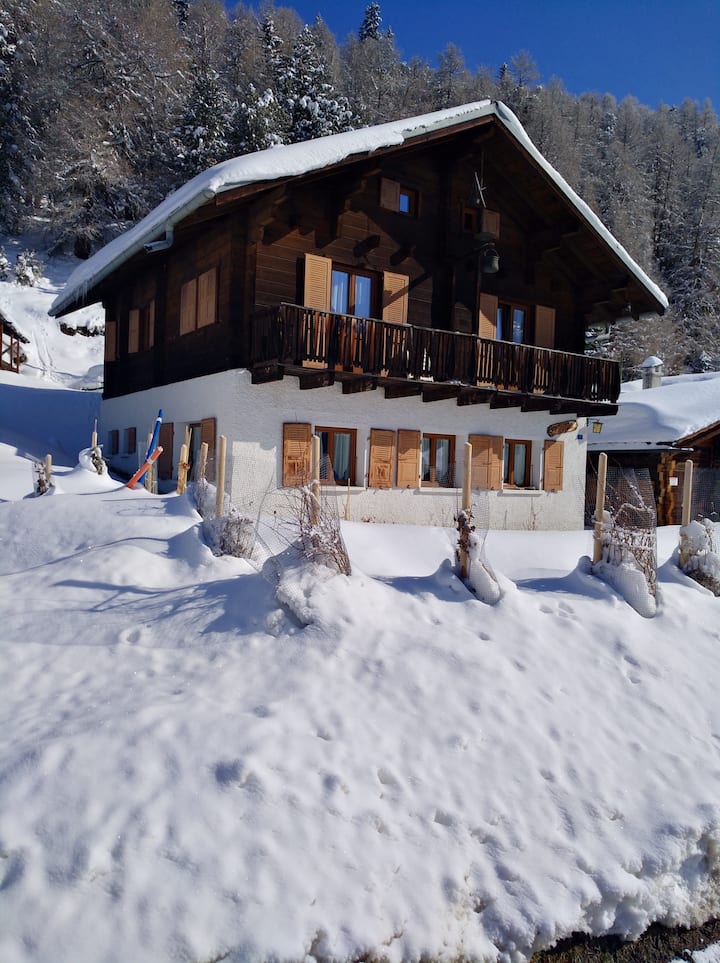 Lo Covi - Grand Chalet à Chandolin - Vercorin